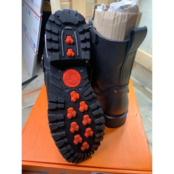 Harley-Davidson | Shoes | Us1 New Milwaukee Leather Mbm940 Mens Black ...